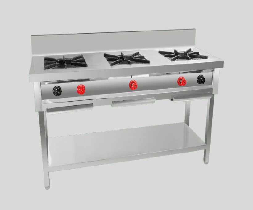 THREE BURNER RANGE – Tuffchef